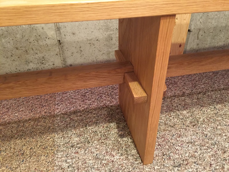 Tea Garden Bench by Brian Holcombe Woodworker