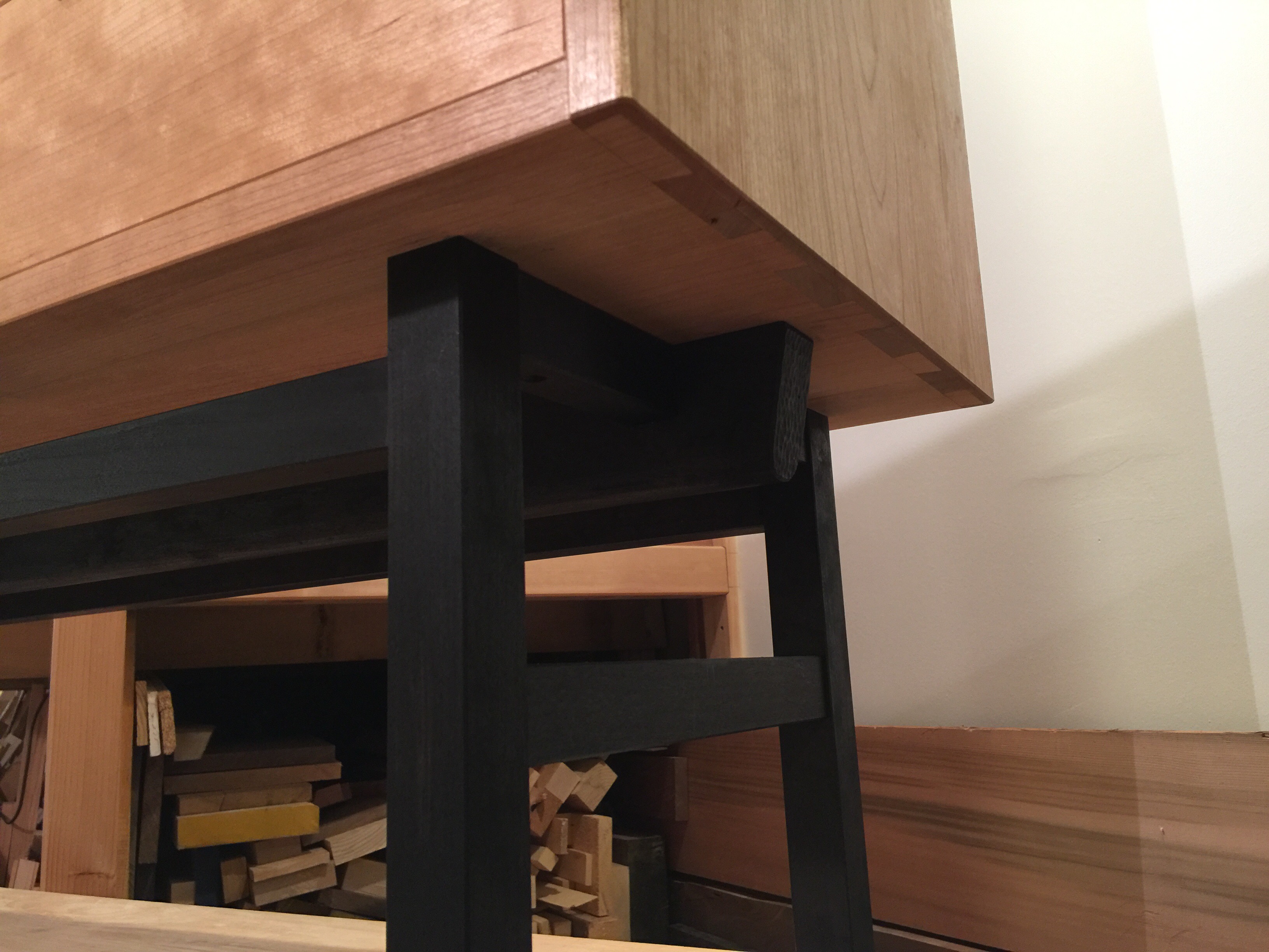 The Floating Credenza - Base Frame - Brian Holcombe Woodworker