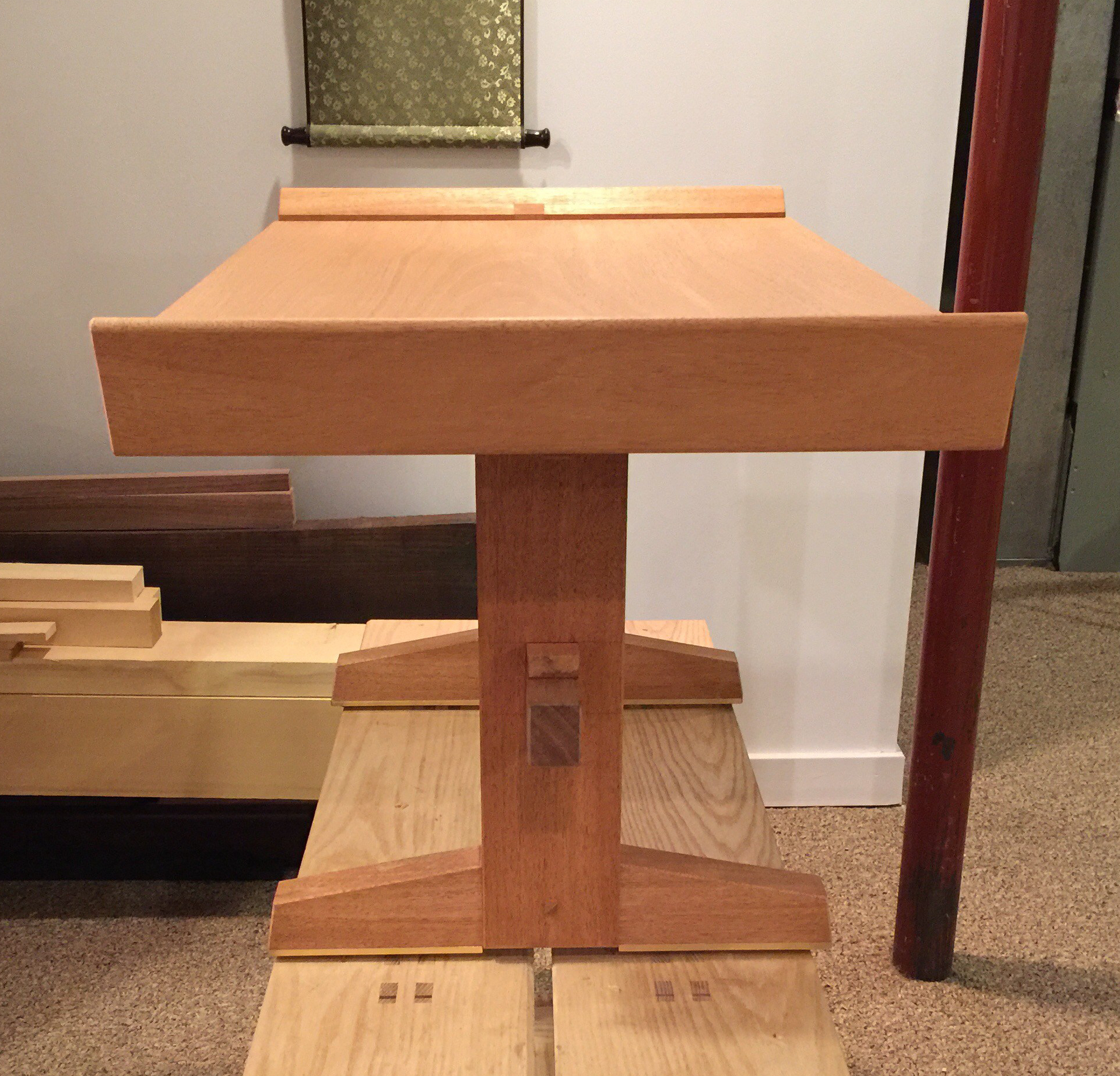 Tea House Table and Chair - Final - Brian Holcombe Woodworker